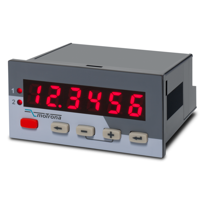 AX320: Visualizador de proceso (DC) con relé programado - Fegemu Solutions